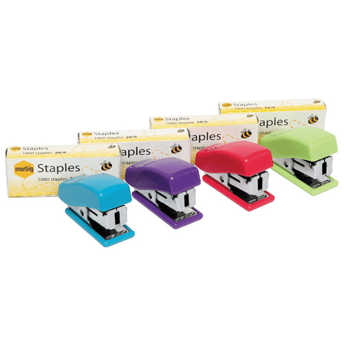Stapler - Mini Stapler and Staples Set – Franks Stationery